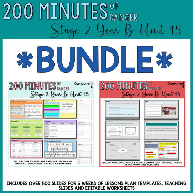 Stage 2 | Unit 15 - '200 Minutes of Danger' | BUNDLE – Classroom Ready ...