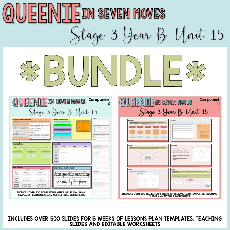 Stage 3 | Unit 15 - 'Queenie in Seven Moves' | BUNDLE – Classroom Ready ...