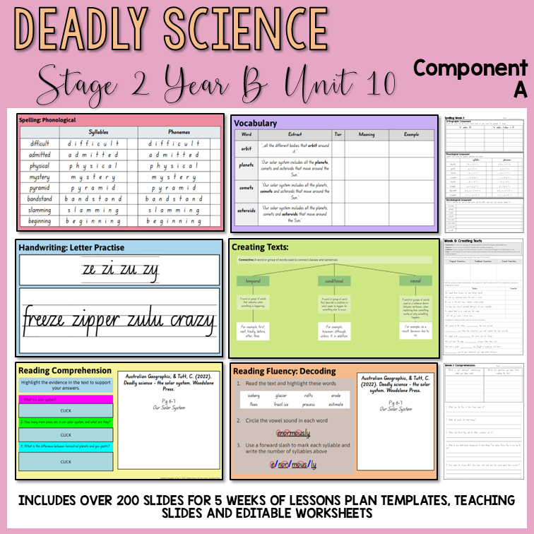 Stage 2 | Unit 10 - 'Deadly Science' | Component A – Classroom Ready ...