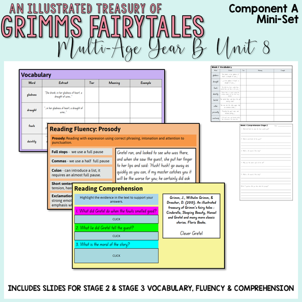 Multi-Age | Year B | Unit 8 - 'Grimms Fairy Tales' | Component A - MIN ...