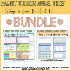 Stage 3 | Unit 11 - 'Rabbit Soldier Angel Thief' | BUNDLE – Classroom ...